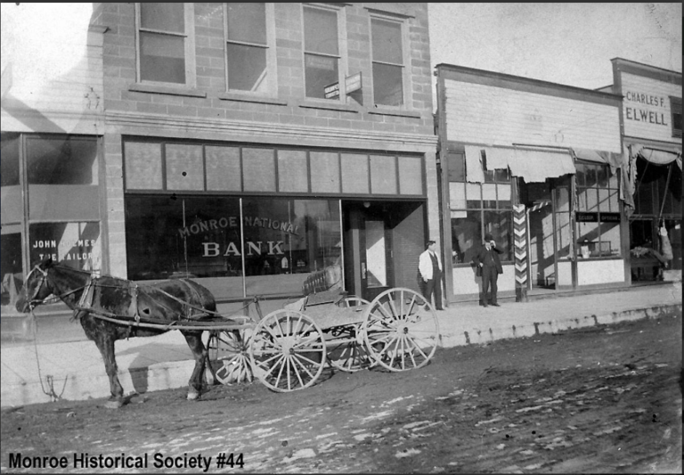 Monroe’s Banks – Monroe Historical Society & Museum